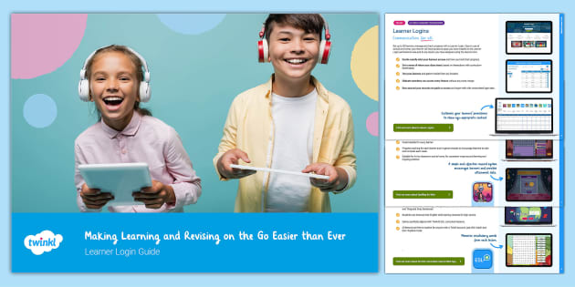 FREE! - Learner Login Guide (Teacher-Made) - Twinkl