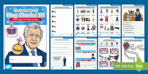 EYFS/KS1 The Coronation of King Charles III Activity Booklet