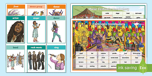 👉 Festivals and Carnivals Vocabulary Flashcards - Twinkl