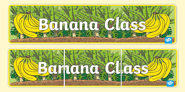 👉 Banana Class Display Banner (Hecho por educadores) 👉 Banana Class Display Banner (Hecho por educadores)