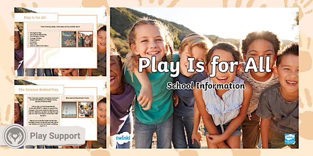 Play for All - School Information PowerPoint (teacher made)