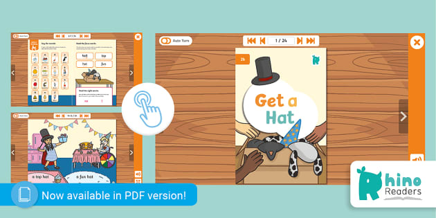 Level 2b Decodable Readers: Get a Hat (teacher made)