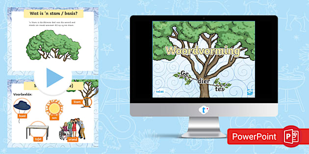 Woordvorming PowerPoint (teacher made) - Twinkl