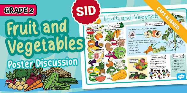 Grade 2 - Term 3 - Language - Fruit and Vegetables - Poster Discussion ...