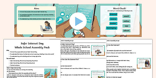 Internet Safety Day 2021 Resources - Assembly PowerPoint