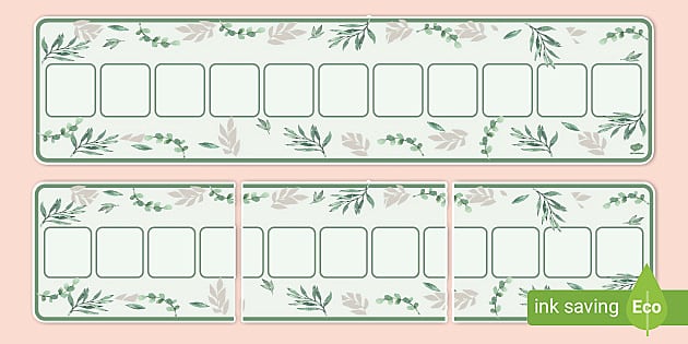 * NEW * Botanical-Themed Display Pack
