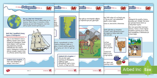 Ffeil Ffeithiau Patagonia (Teacher-Made) - Twinkl