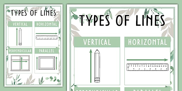 👉 Botanical-Themed Types of Lines Poster (Teacher-Made) 👉 Botanical-Themed Types of Lines Poster (Teacher-Made)