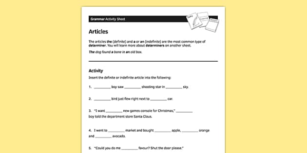 KS3 English Curriculum Worksheet / Worksheet Articles