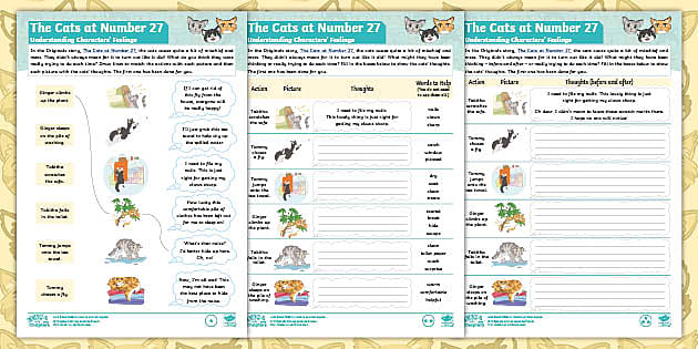 'The Cats at Number 27' Understanding Characters' Feelings
