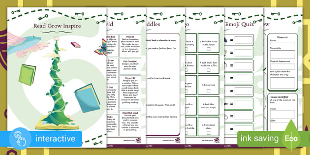 Book Week 2023 Interactive PDF Activity Booklet Years 3-6