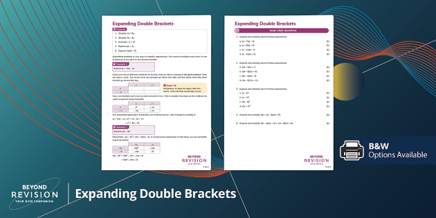 👉 Expanding Double Brackets (professor feito) - Twinkl 👉 Expanding Double Brackets (professor feito) - Twinkl