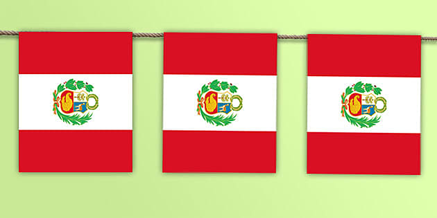 Banderines decorativos de Perú por Fiestas Patrias