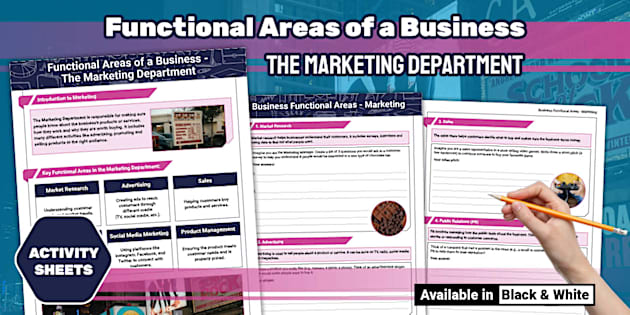 Business Functional Area's - Marketing