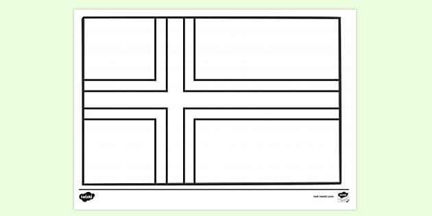 FREE! - Iceland flag Colouring Sheet | Colouring Sheets