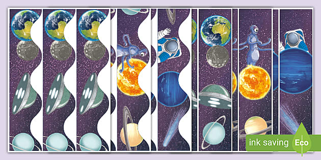 Space and Planet Borders (teacher made) - Twinkl