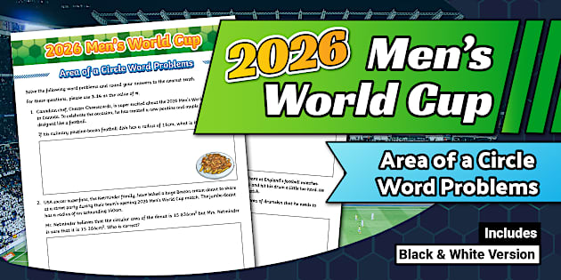 2026 Men’s World Cup Math Activity