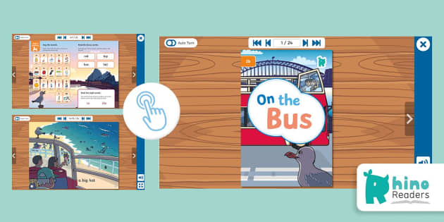 Level 2b Decodable Readers: On the Bus (teacher made)