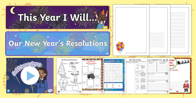 KS1 First Day Back after Christmas Activities Resource Pack