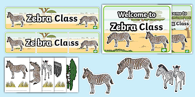 Zebra Class Display Pack - Twinkl - KS1 (teacher made) Zebra Class Display Pack - Twinkl - KS1 (teacher made)