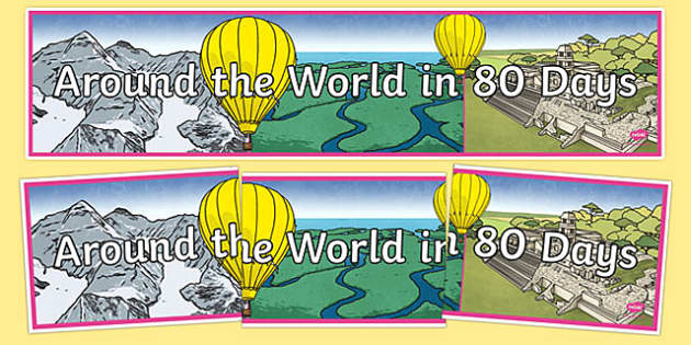 FREE! - Around The World In 80 Days Display Banner