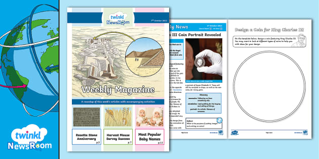 NewsRoom Weekly Roundup Magazine 7th October 2022 (ages 7-9)