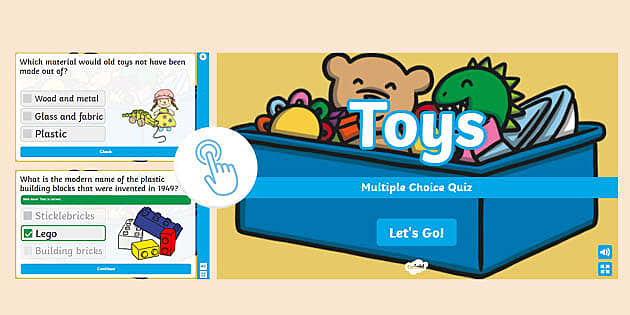 Toys Quiz | Interactive Quiz (teacher made) - Twinkl
