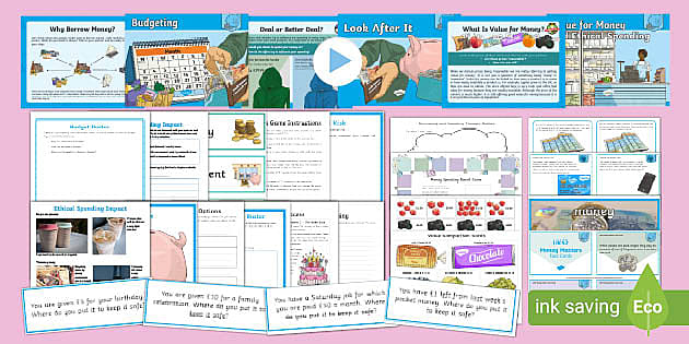 FREE! - PSHE and Citizenship UKS2 Money Matters Unit Pack
