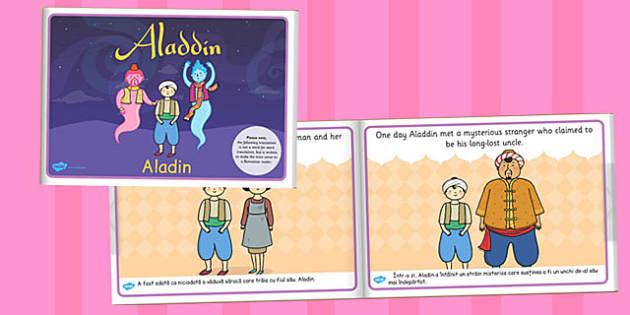 Aladdin eBookk Romanian Translation (l'enseignant a fait)