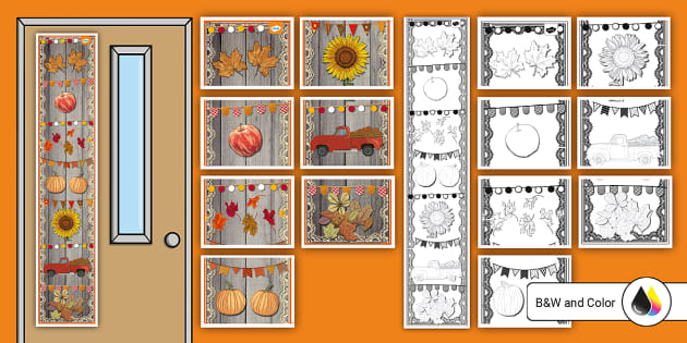 Colorful Fall Door Banner for Grades 6-8 | Twinkl USA