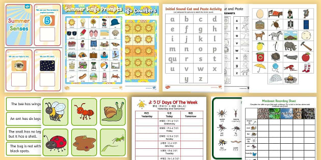 * NEW * Summer English Resource Pack - Japanese and English - Week 1