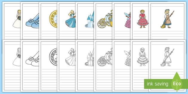 Cinderella Writing Frames (teacher made) - Twinkl