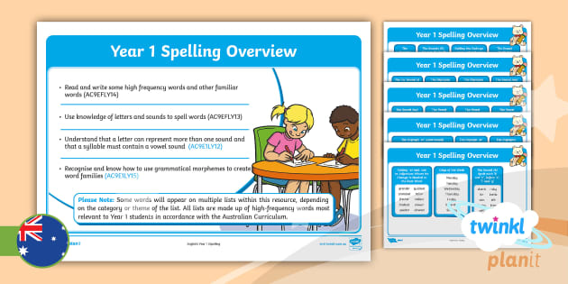 Year 1 Spelling Overview (Teacher-Made) - Twinkl
