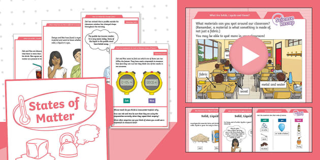 Step into Science: Y4: Autumn: Block 3: States of Matter: Steps 1 to 10
