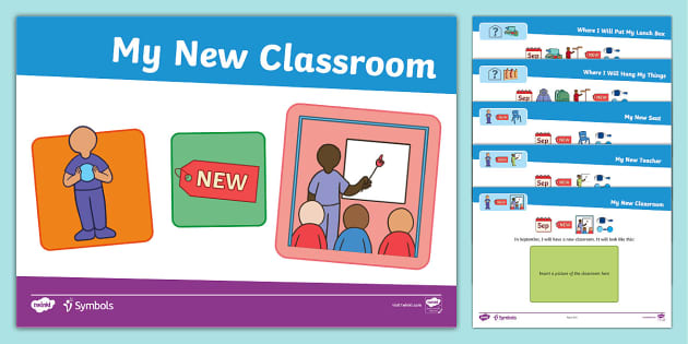 Twinkl Symbols: My New Classroom Transition Booklet - Twinkl
