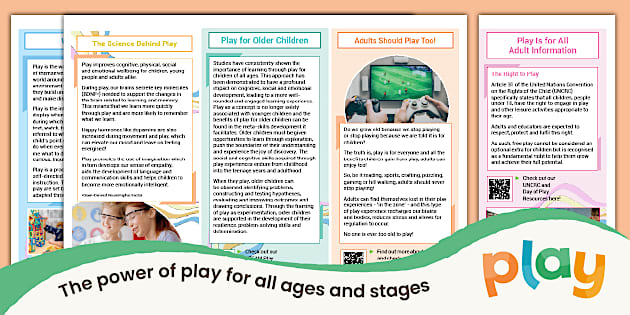 Play for All - Adult Information Leaflet