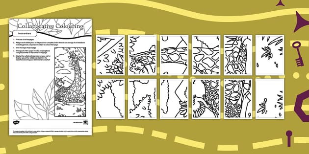 Collaborative Colouring to Support Teaching of Bev and Kev