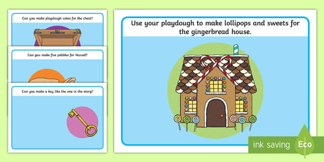 Hansel and Gretel Playdough Mats (teacher made)