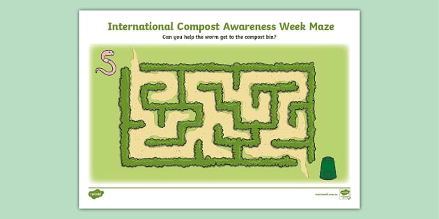 International Compost Awareness Week Maze - Twinkl International Compost Awareness Week Maze - Twinkl