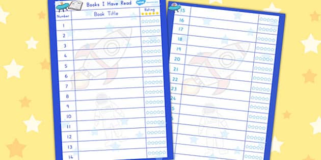 Space Themed Books I Have Read Record - australia, space, record