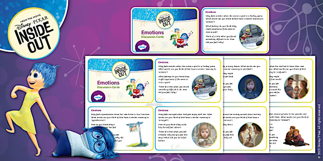 Inside Out: Emotions Discussion Cards [Ages 7-11]