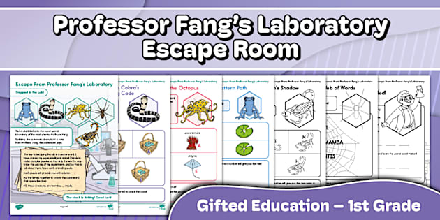Escape From Professor Fang’s Laboratory! for Gifted Education | First Grade