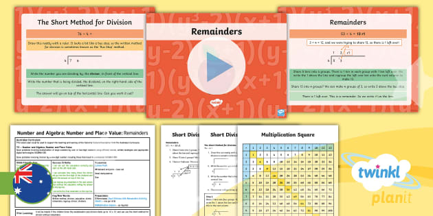 Year 5 Number: Written Methods for Division Lesson 1