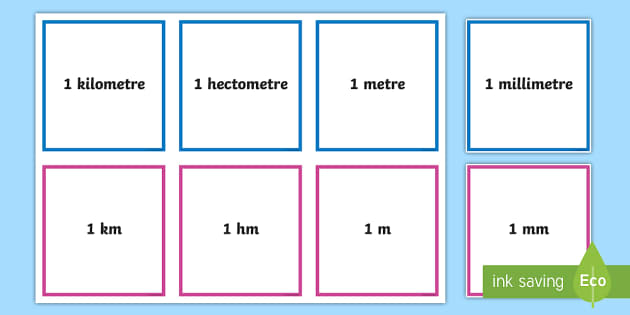 Units of Length Cards (teacher made) - Twinkl
