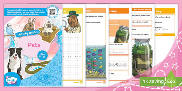Pets Activity Booklet (Ages 9 - 11) (teacher made) - Twinkl