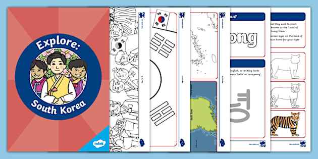 Explore Booklet: South Korea (teacher made) - Twinkl