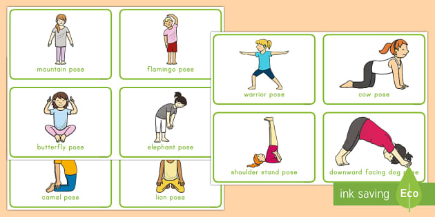 Yoga Gross Motor Activity Cards (teacher made)