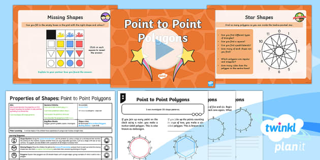 PlanIt Maths Y2 Properties of Shapes Lesson Pack 2D Shapes (3)