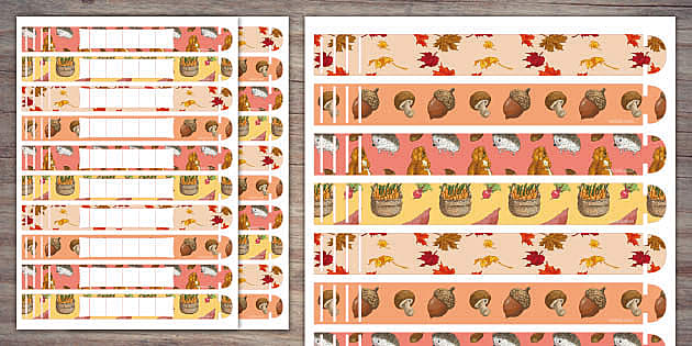 Autumn Wristbands | Twinkl Party (teacher made) - Twinkl