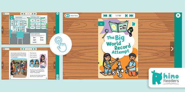 Level 6a Decodable Readers: The Big World Record Attempt